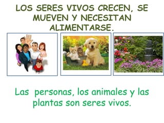 Living and non living things . español | PPTX