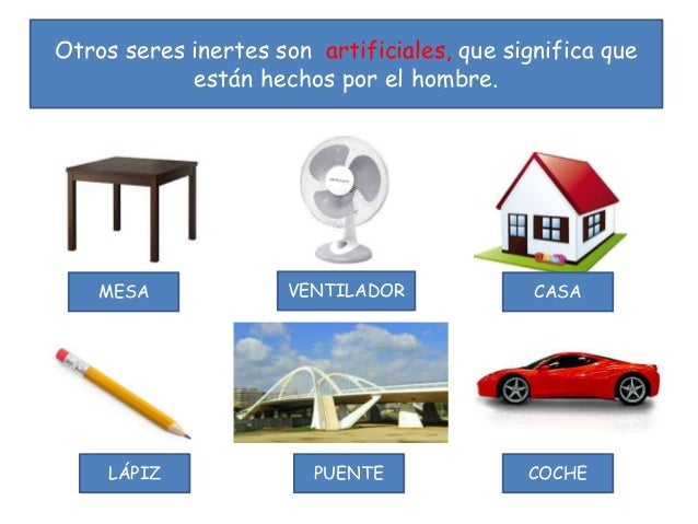 Living and non living things . español