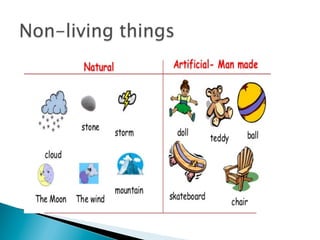 Living and non-living things | PPT