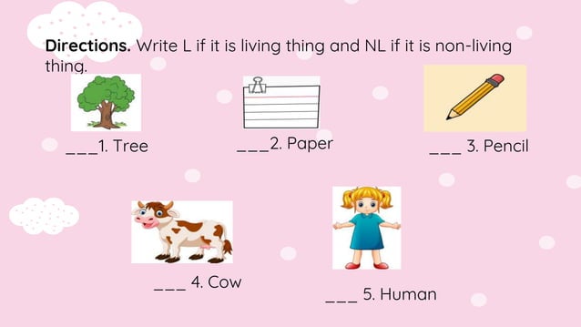 Living and Non-Living Things Science for Grade 2 | PPTX