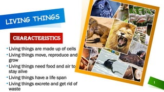 Living and non living things Class 6.pptx