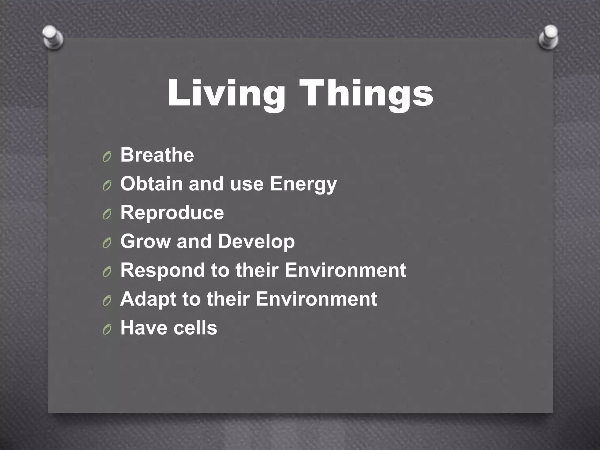Living and nonliving things powerpoint | PPTX