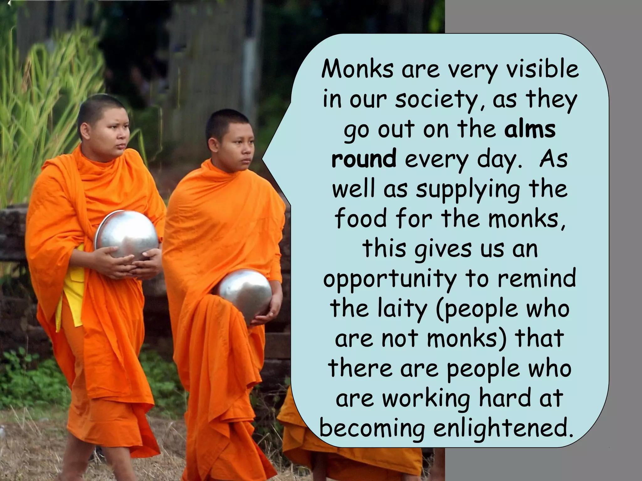 Living as a monk | PPT