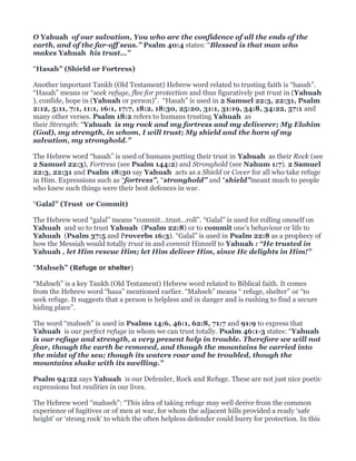 Living by faith in yahuah | PDF