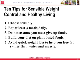 Live Healthy Live Well | PPT