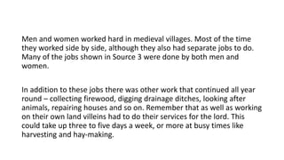 Living in a medieval village 2 | PPTX