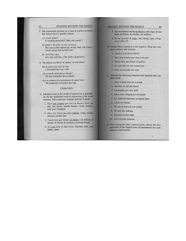 Living language spanish - beyond the basics | PDF