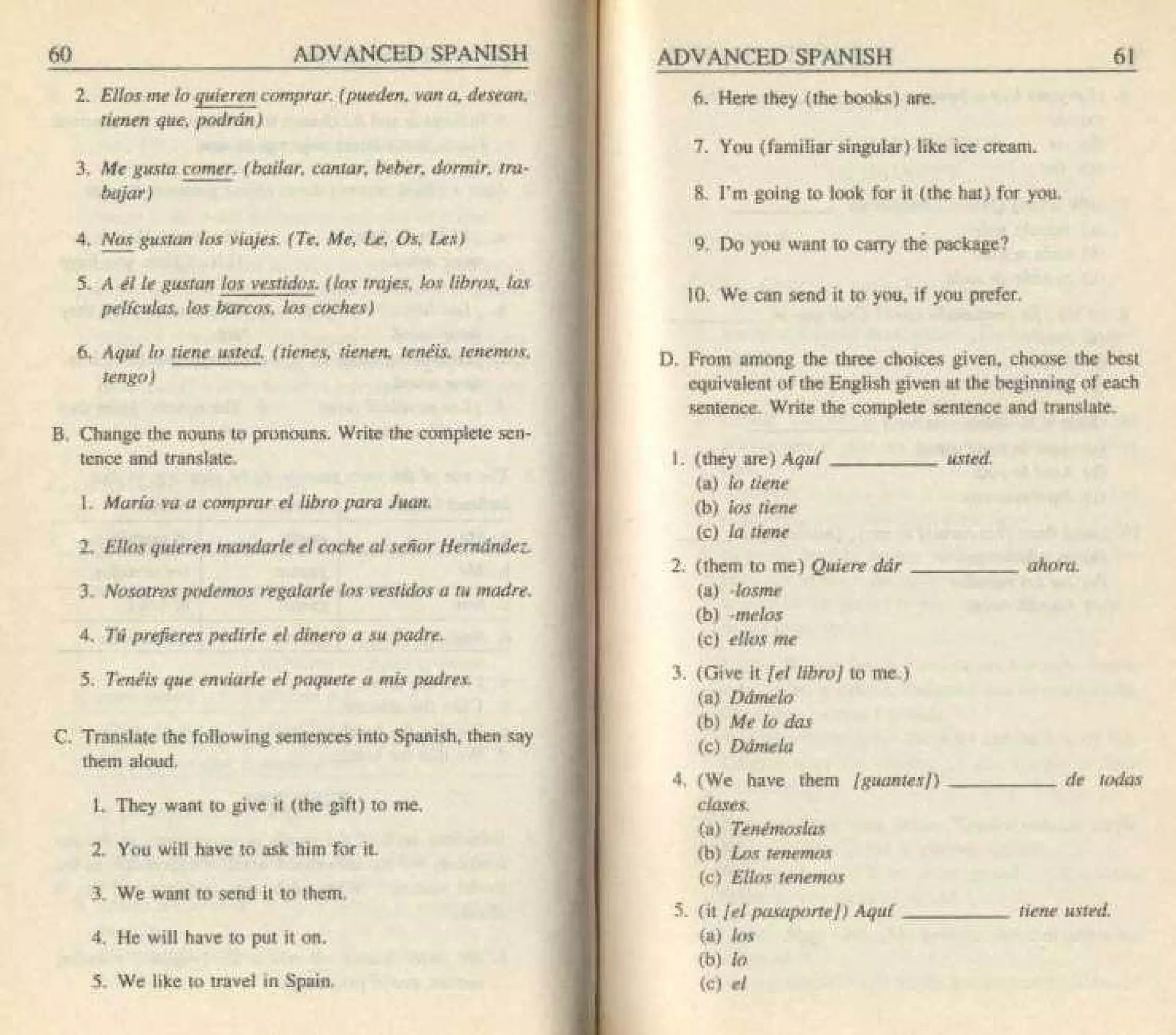 Living language advanced spanish coursebook | PDF