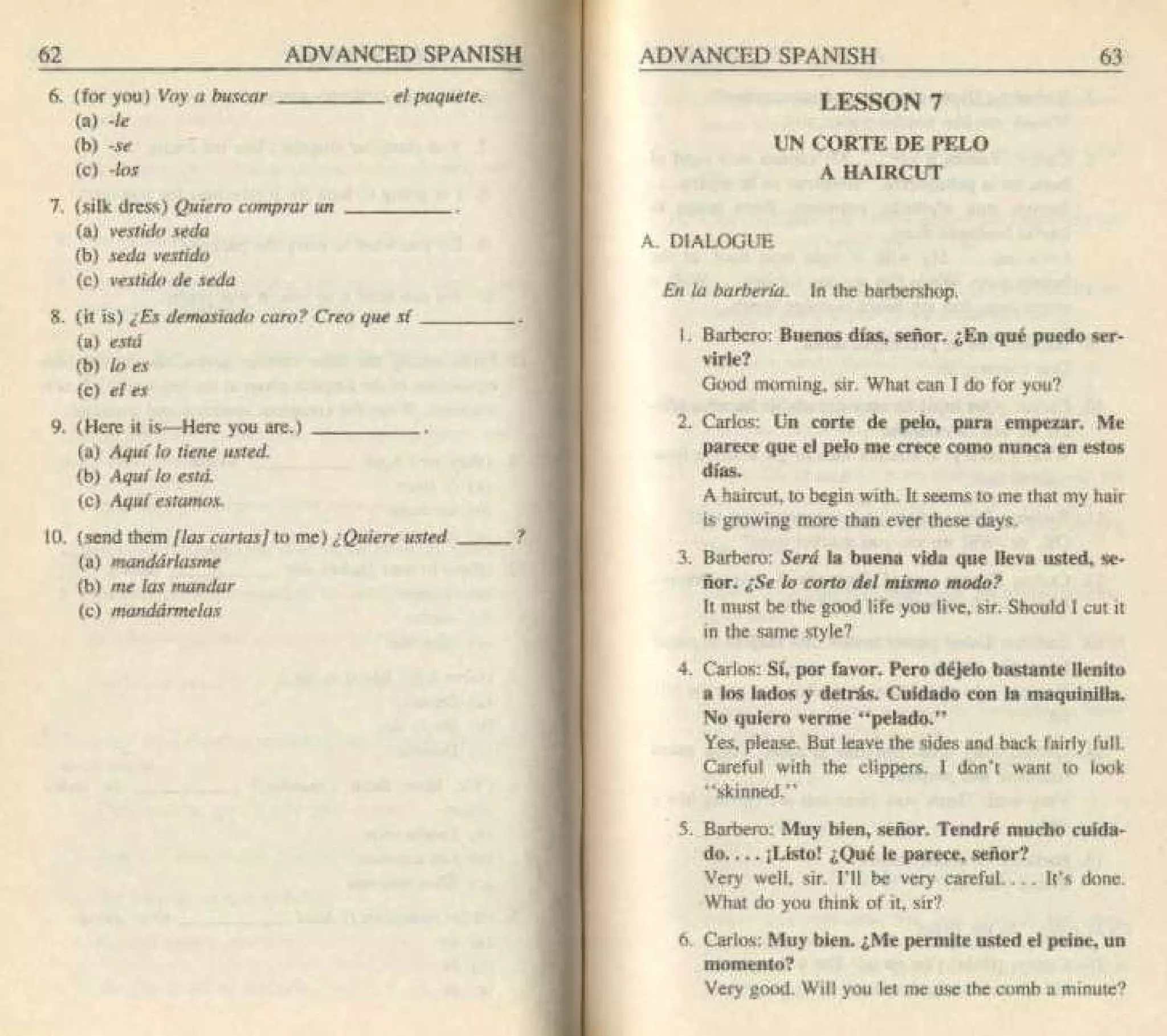 Living language advanced spanish coursebook | PDF