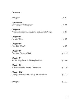 Living Liminality: A Study of Second Generation Immigrant Identity | PDF