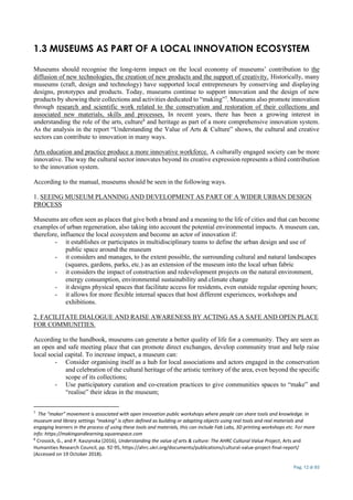 The manual of the living and innovative museum | PDF