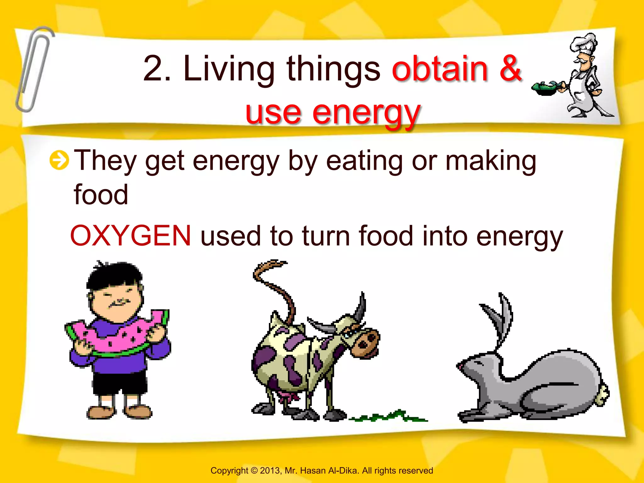 Living & Non-living things | PPSX | Biological Sciences | Science