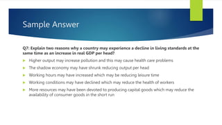 LIVING STANDARDS (A TOPIC FROM ECONOMICS) | PPTX