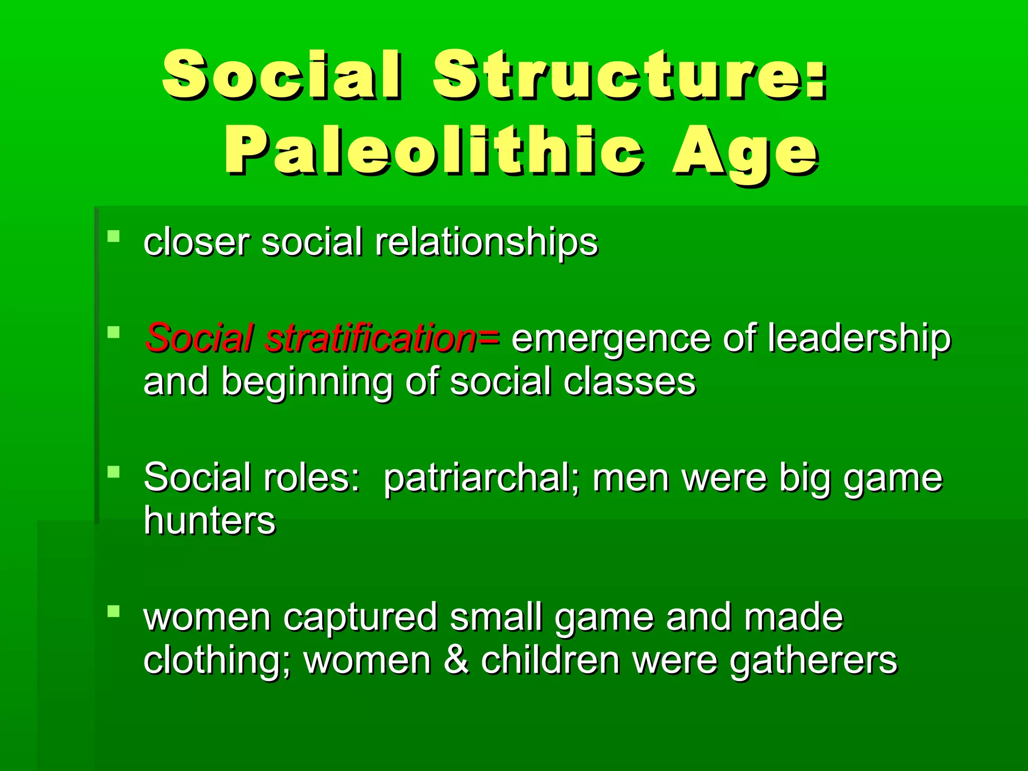 Living stone age | PPT