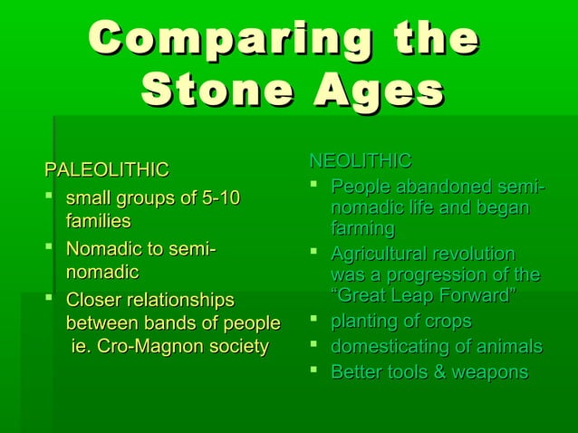 Living stone age | PPT