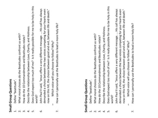 Catholic RCIA class Living the Beatitudes.pptx