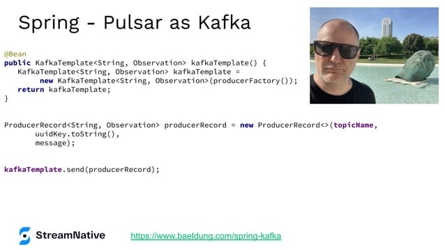 Living the Stream Dream with Pulsar and Spring Boot | PPT
