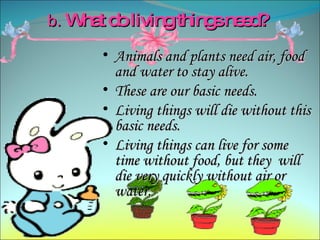 Living and Non Living Things | PPS