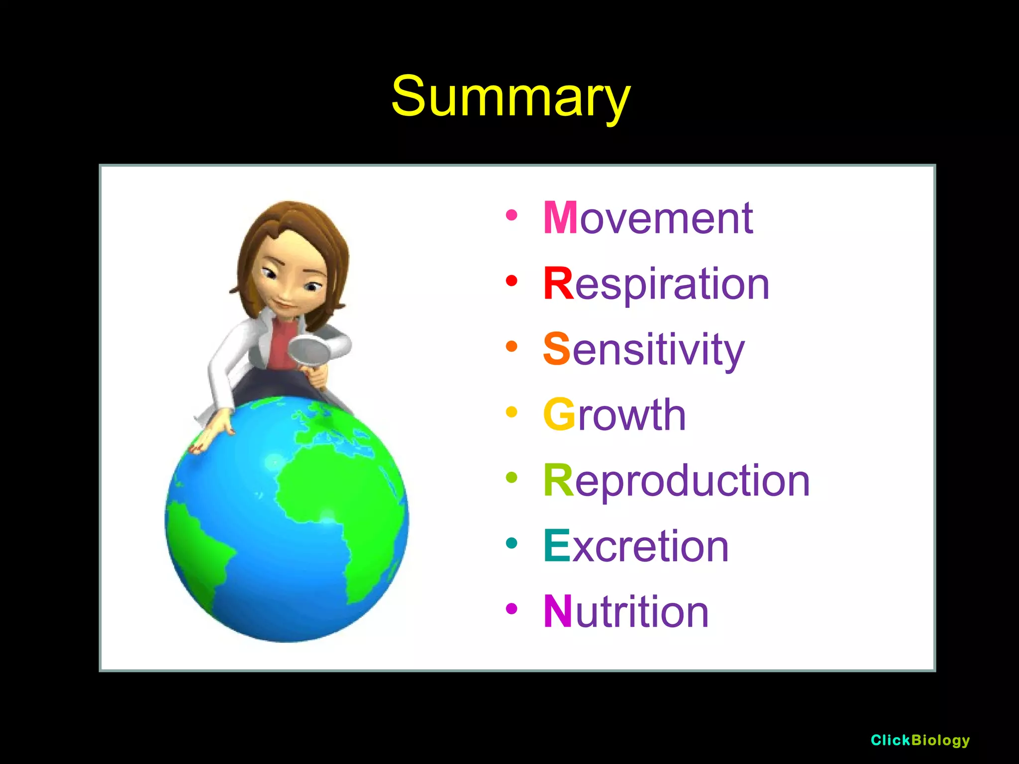 Characteristics of Living Things | PPT