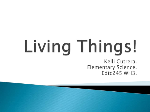 Living things! | PPT
