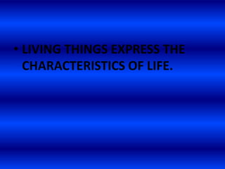 Living things | PPTX