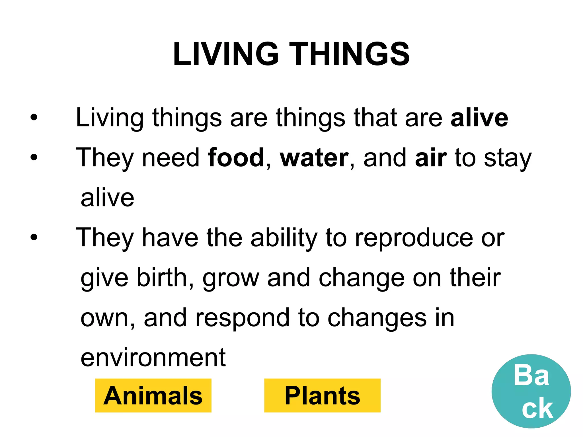 Living things and non living things (with license) | ODP