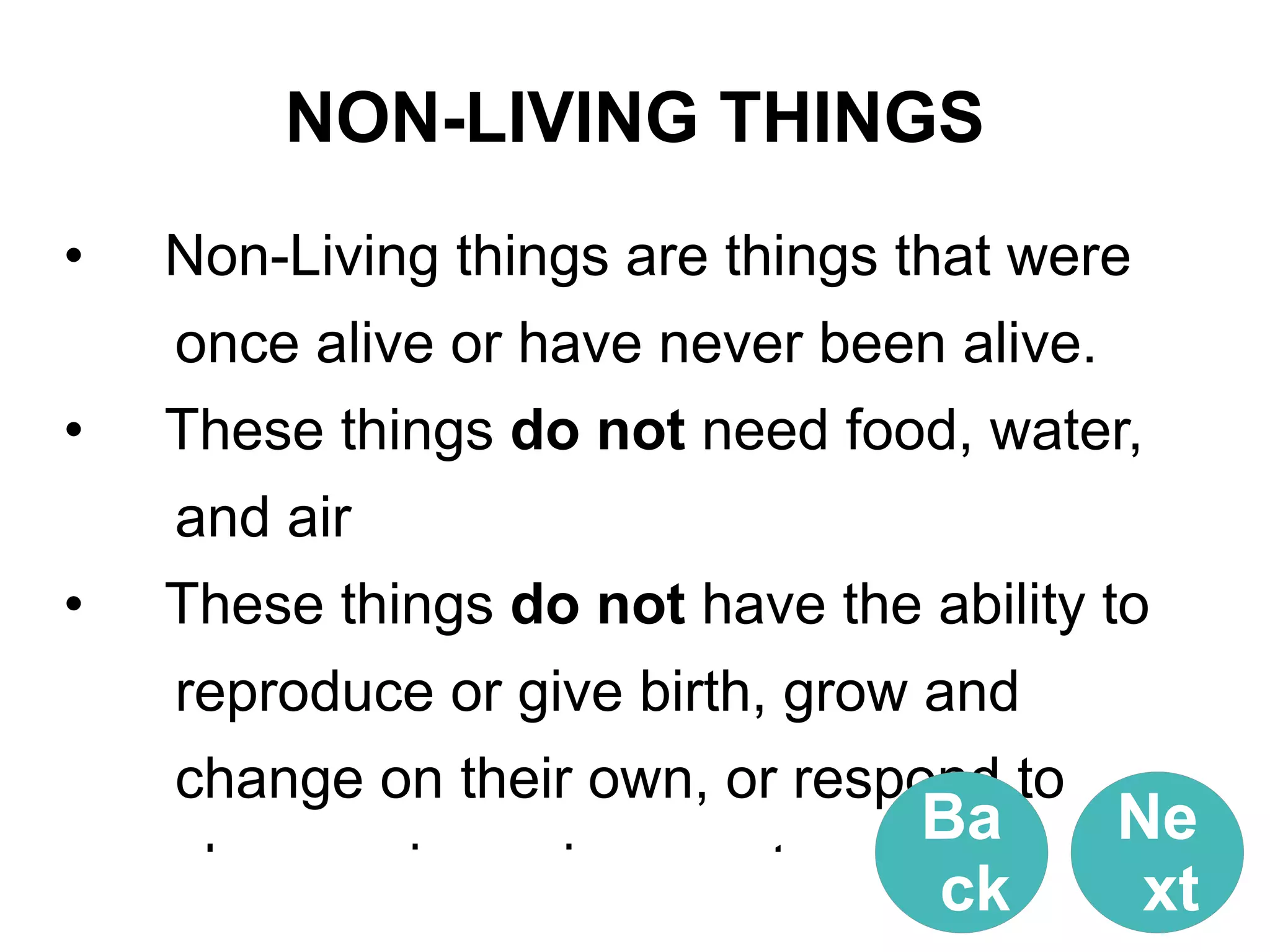 Living things and non living things (with license) | ODP