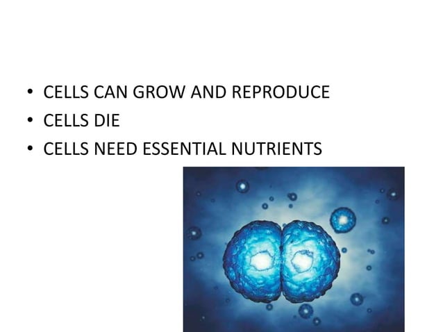 Living things and the cell | PPTX | Biological Sciences | Science