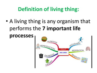 Living things and the cell | PPTX