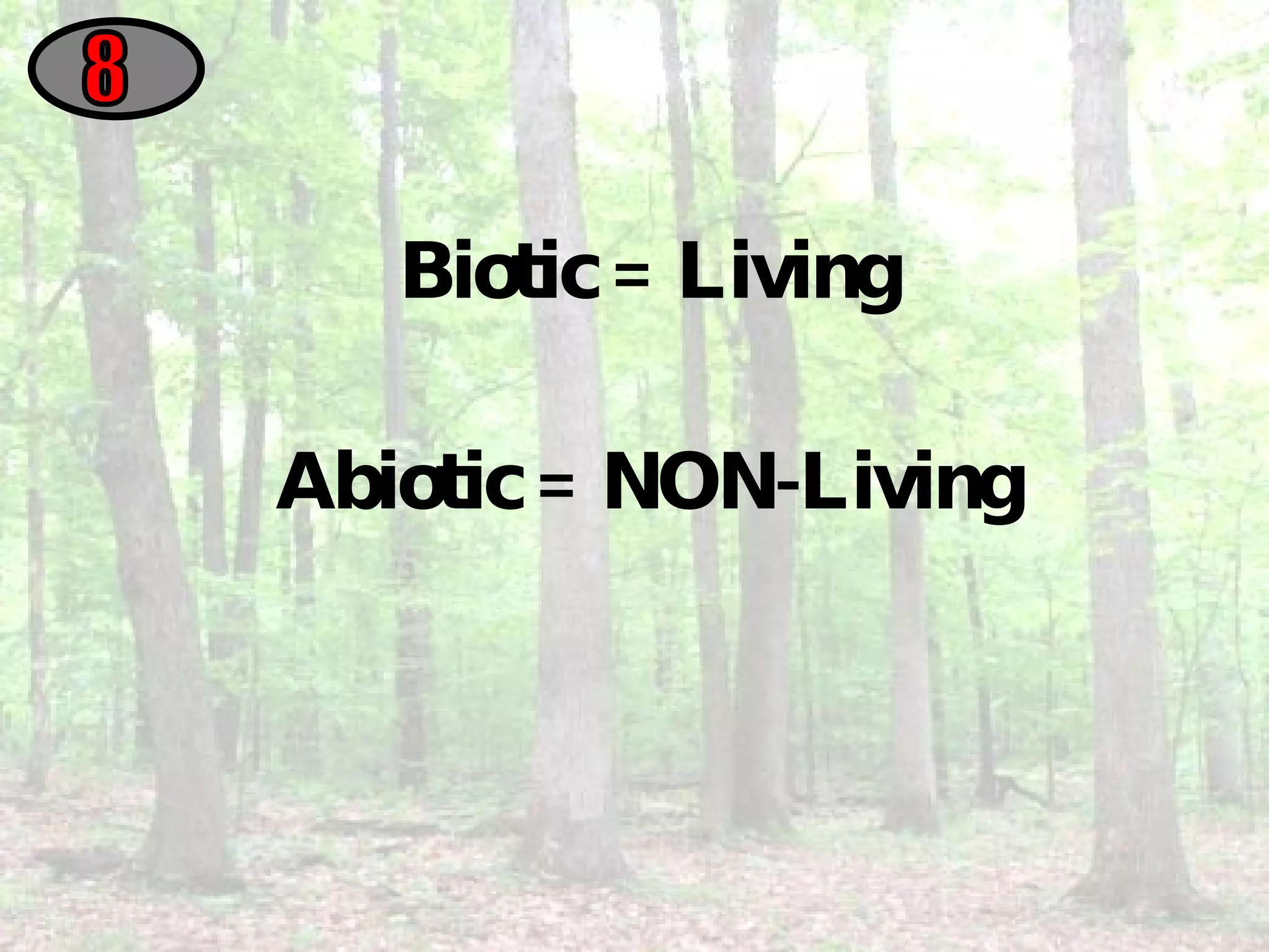 Living Things & The Environment | PPT
