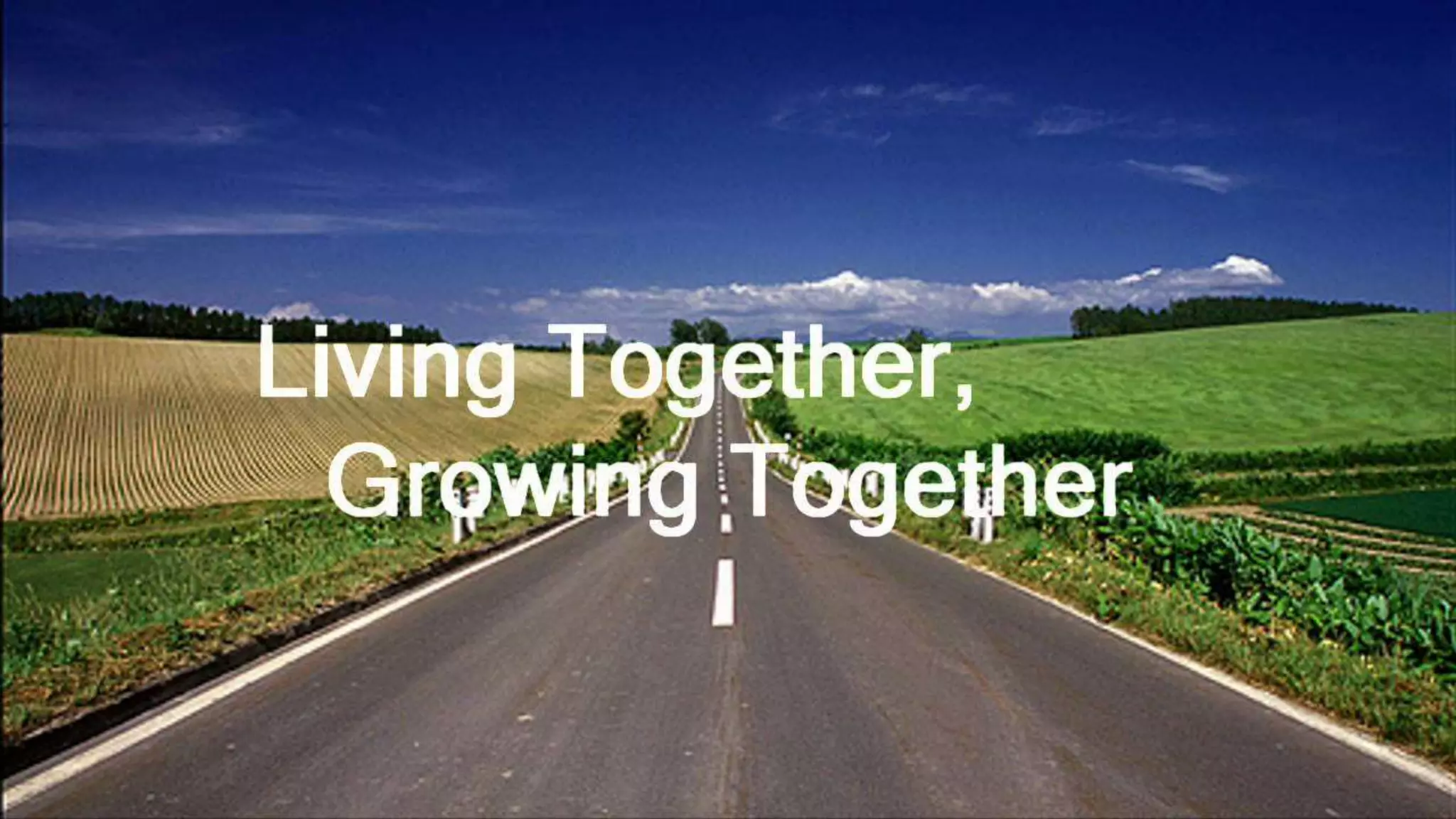 Living together growing together | PPT