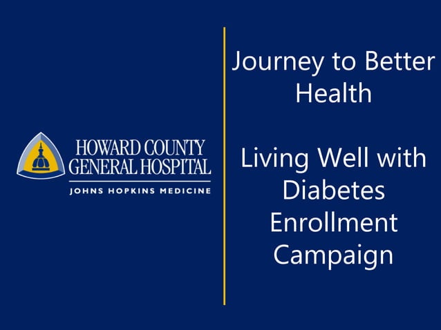 Marketing Campaign for Living well with Diabetes | PPTX | Diabetes ...