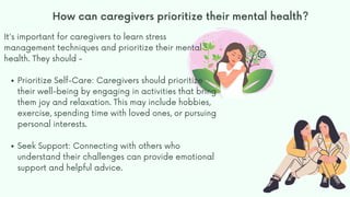 Living with Alzheimer's: How it affects the Mental Health of Caregivers | Solh Wellness | PPT
