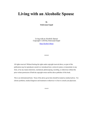 Living with an alcoholic spouse | PDF