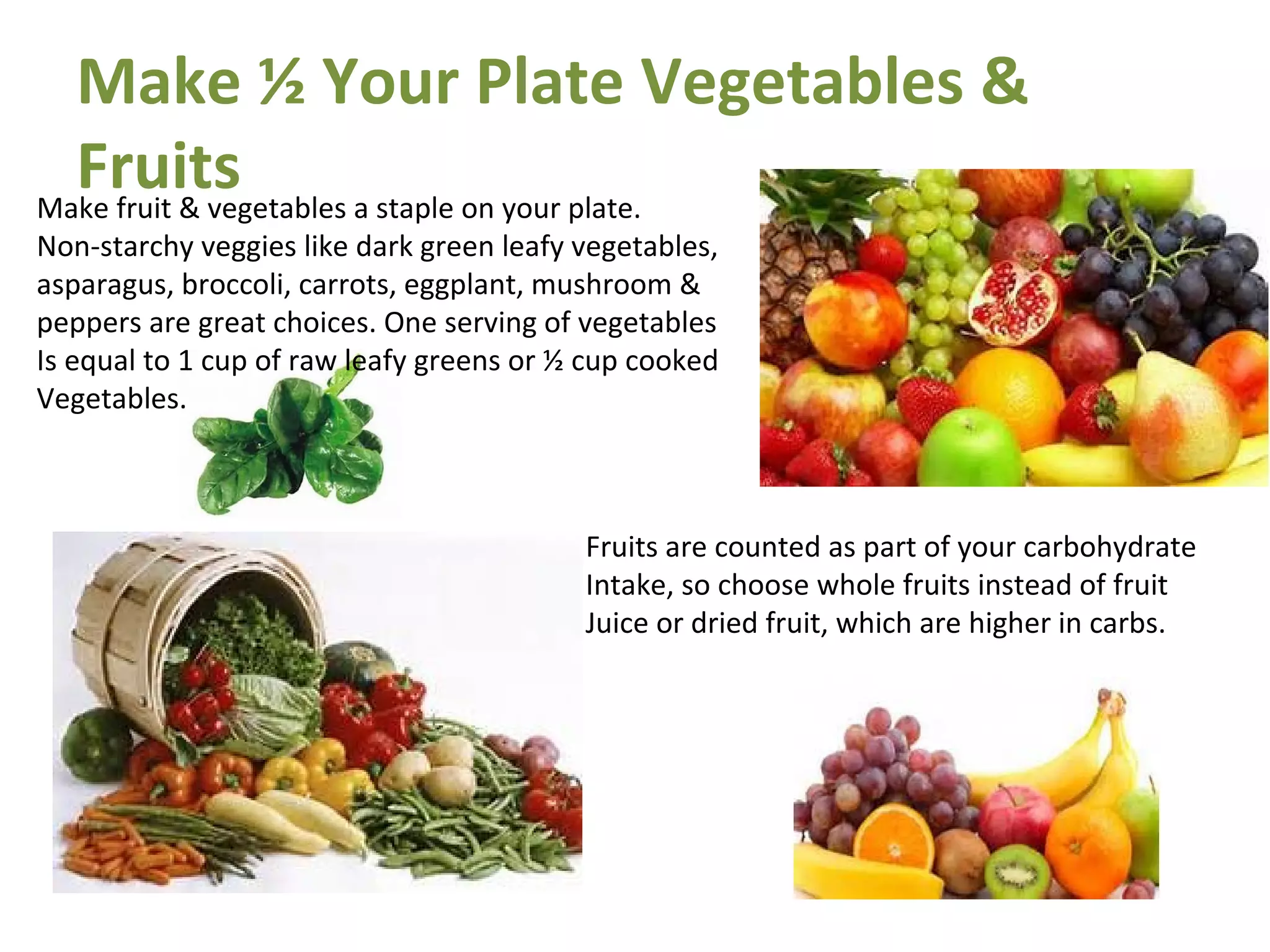 Living with diabetes and making healthy food choices ii | PPT