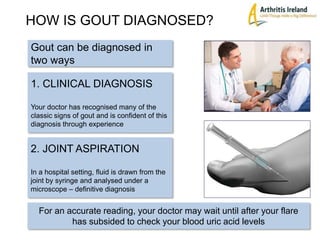 Living with gout - Prof. Geraldine McCarthy | PPTX