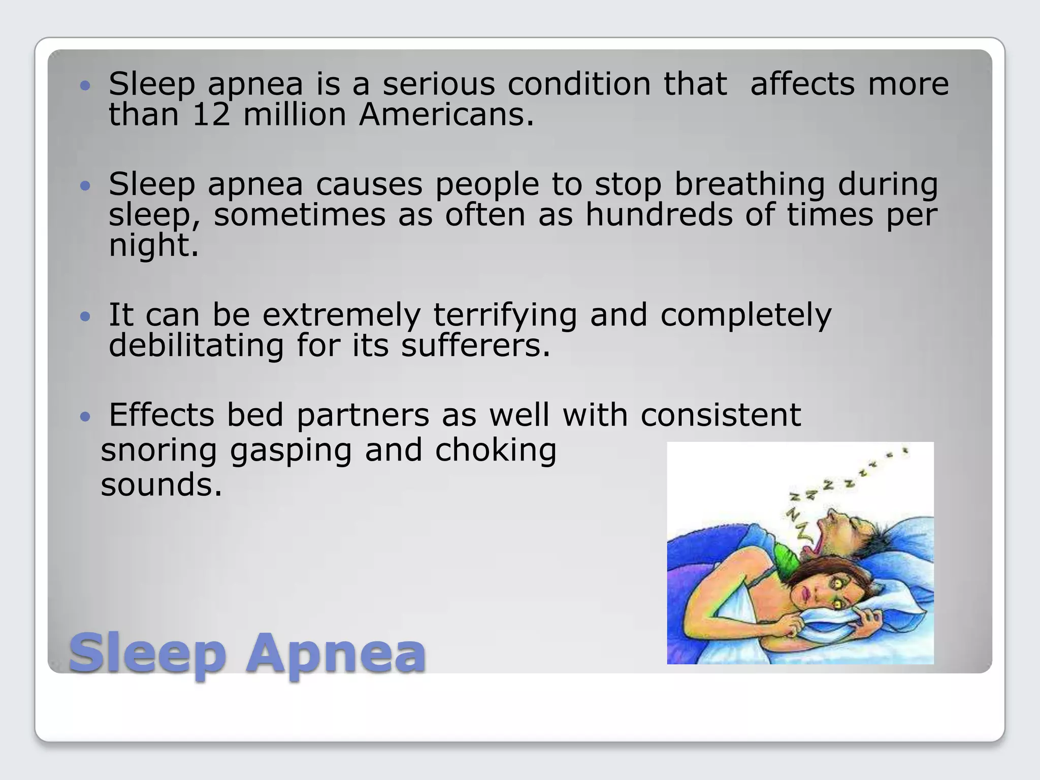 Living with Sleep Apnea | PPTX