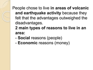 Living with volcanoes a thing link activity | PPTX