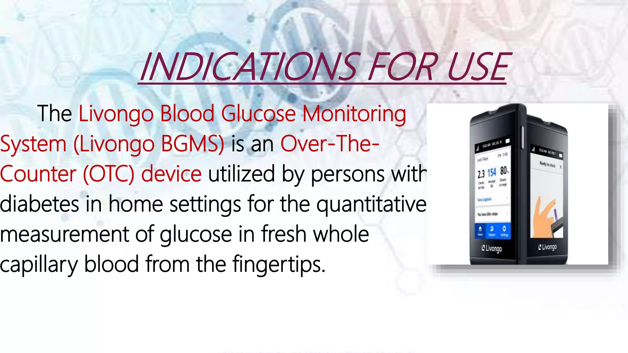 Livongo : The blood glucose monitoring meter | PPTX | Diabetes ...