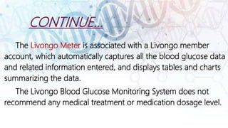 Livongo : The blood glucose monitoring meter | PPTX | Diabetes ...