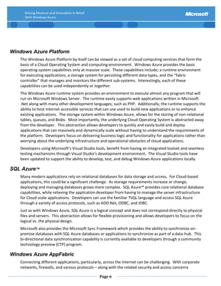 Livre blanc Azure scenarios for retail | PDF