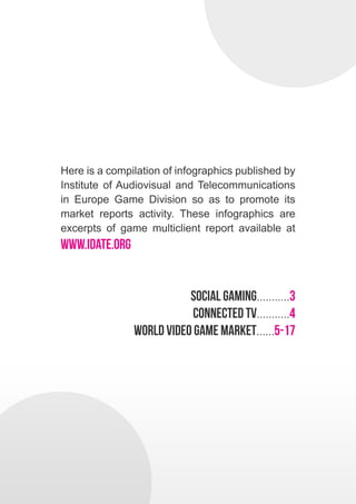 Livret infographies Digiworld Game Summit 2013 | PDF