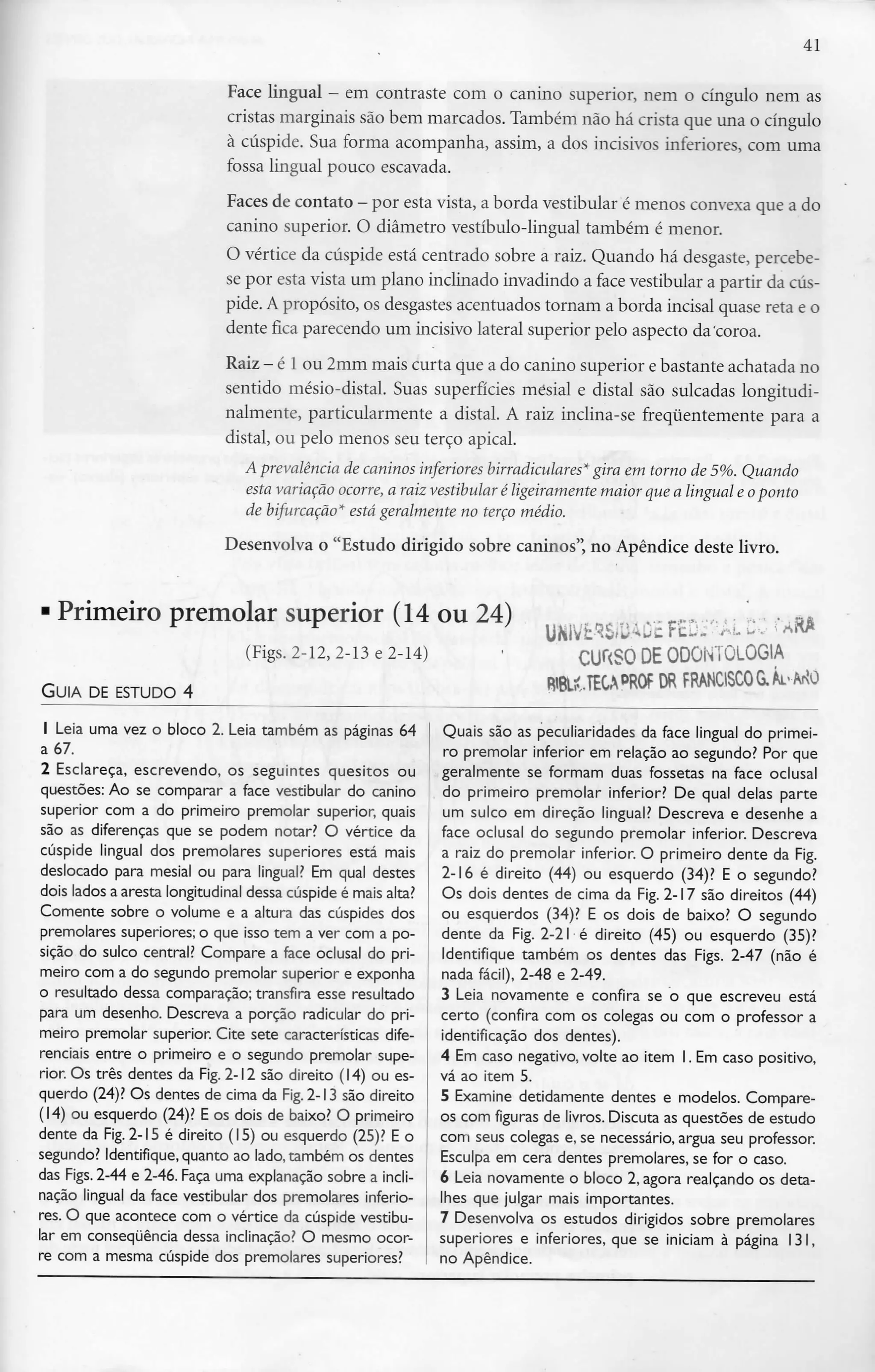 Livro: Anatomia do dente | PDF