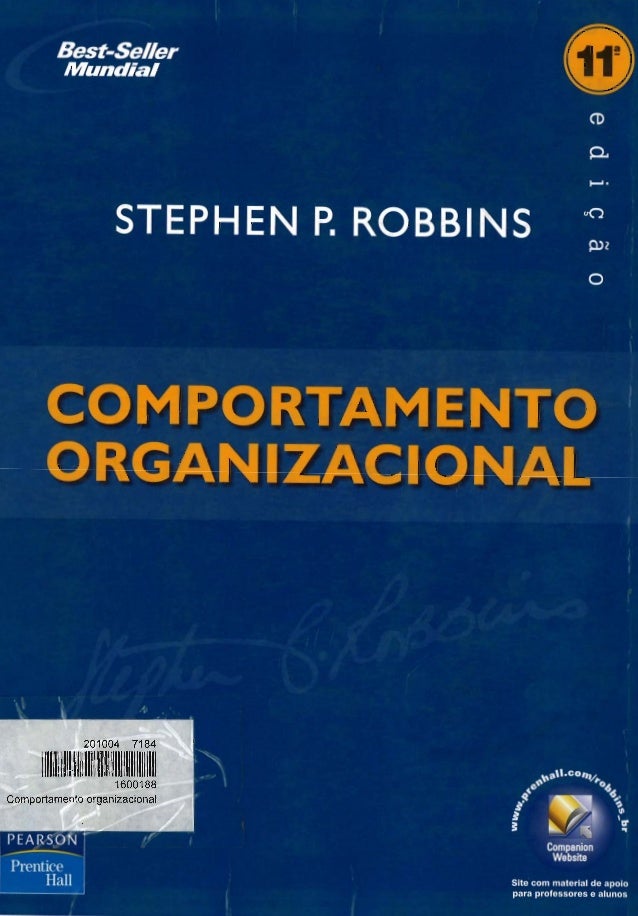 Livro comportamento organizacional stephen p. robbins