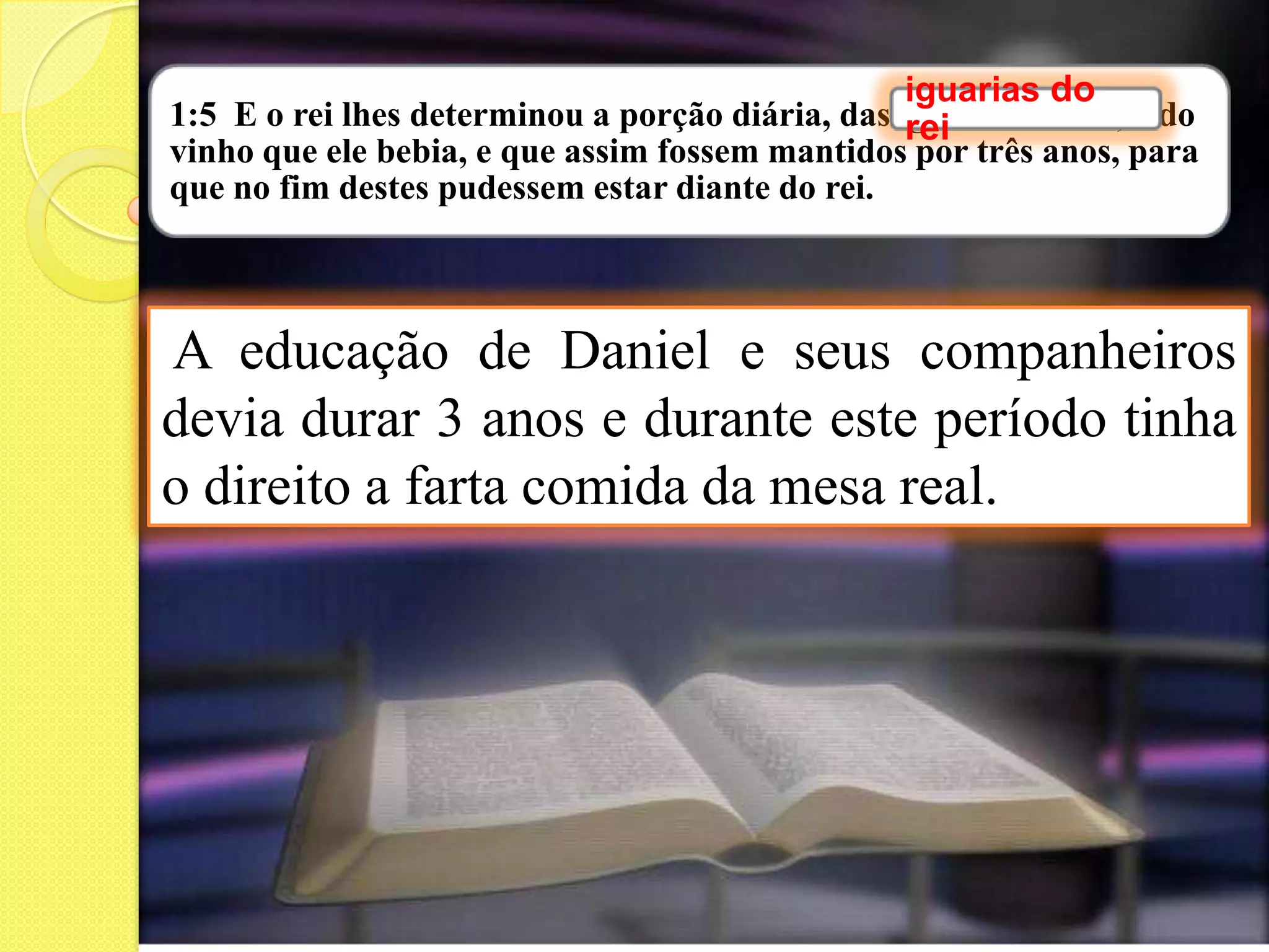 Livro de Daniel cap 1 | PPT