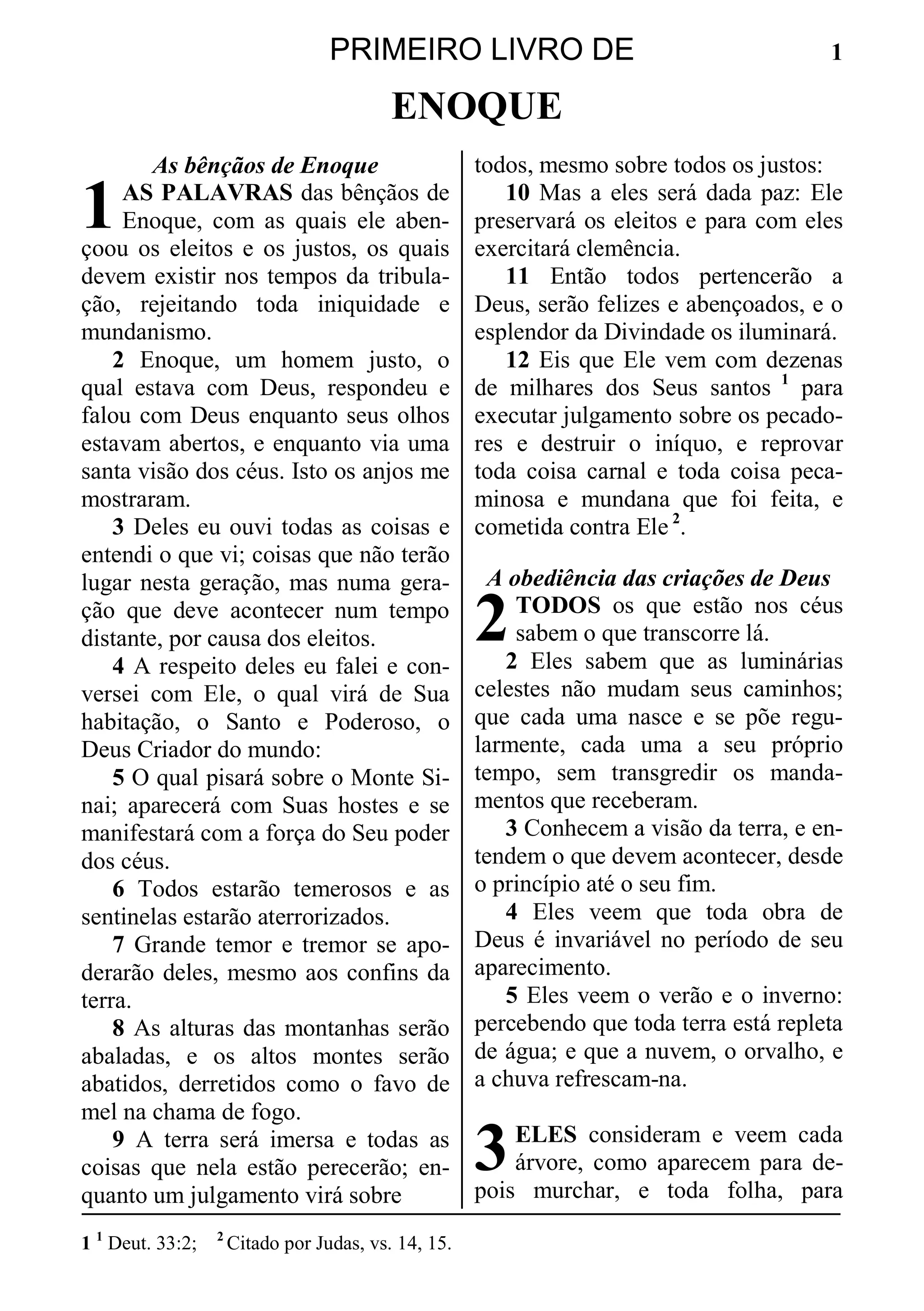 Livro de Enoque 1, 2 e 3 | PDF