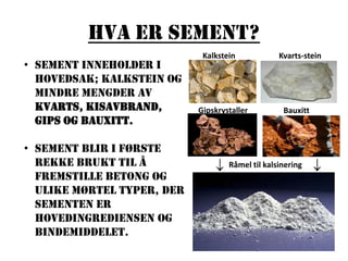 Livsløpsanalyse av sement | PPT