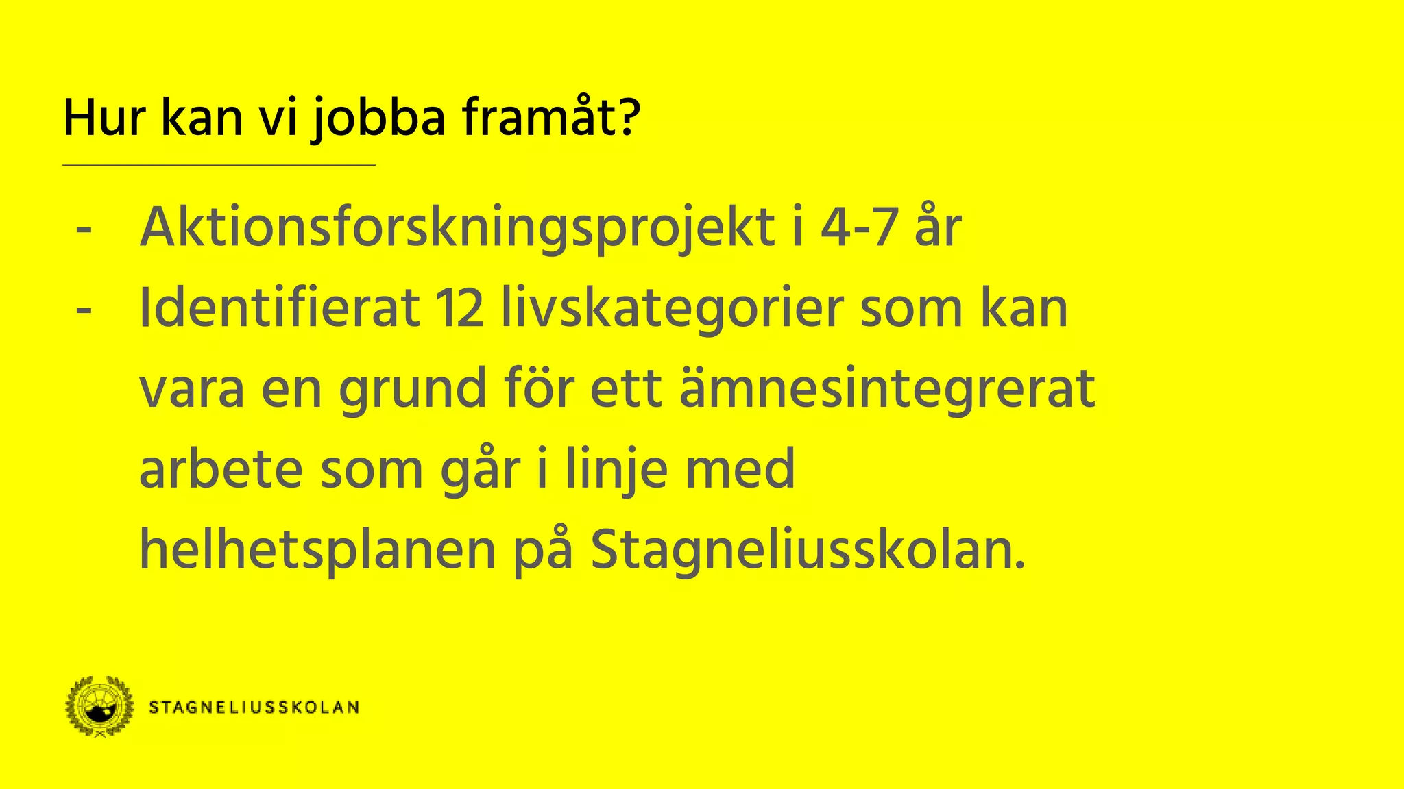 Livsplaner i undervisningen | PPTX