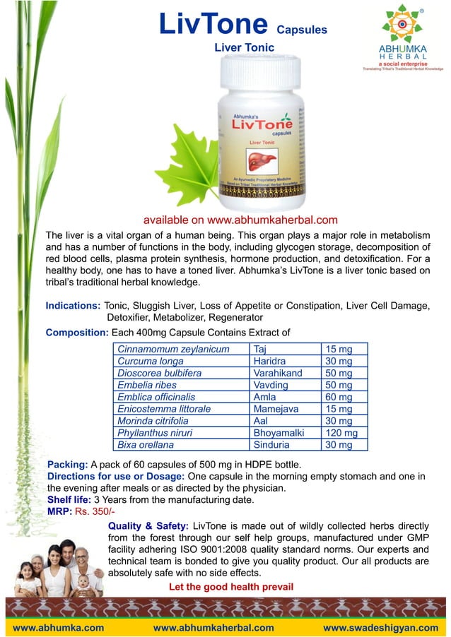 LivTone liver tonic | PDF | Herbs and Supplements | Alternative Medicine
