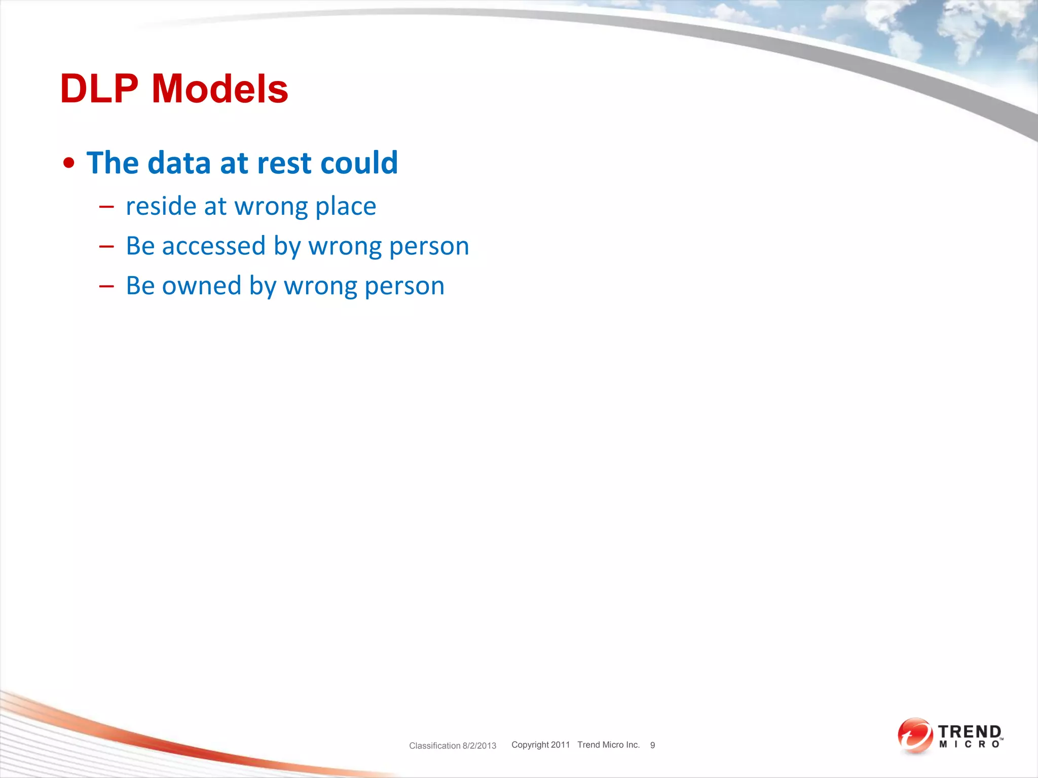 Overview of Data Loss Prevention (DLP) Technology | PDF
